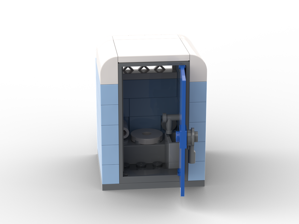 LEGO MOC Portable Restroom by daniels13ca | Rebrickable - Build with LEGO