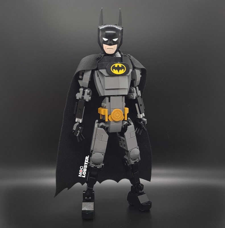 LEGO MOC Bat-man (Grey Edition) by Moc_Lobster | Rebrickable - Build ...