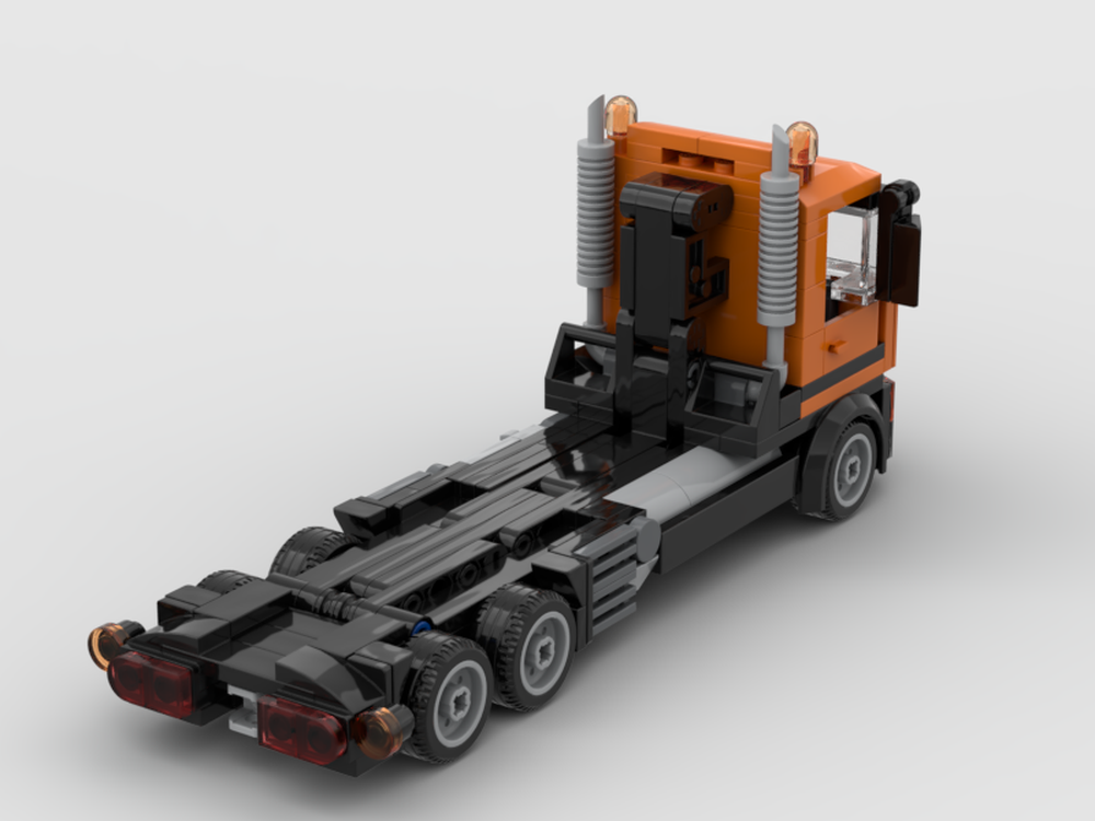 Lego Moc Container Lkw V2 By Mark19817 Rebrickable Build With Lego
