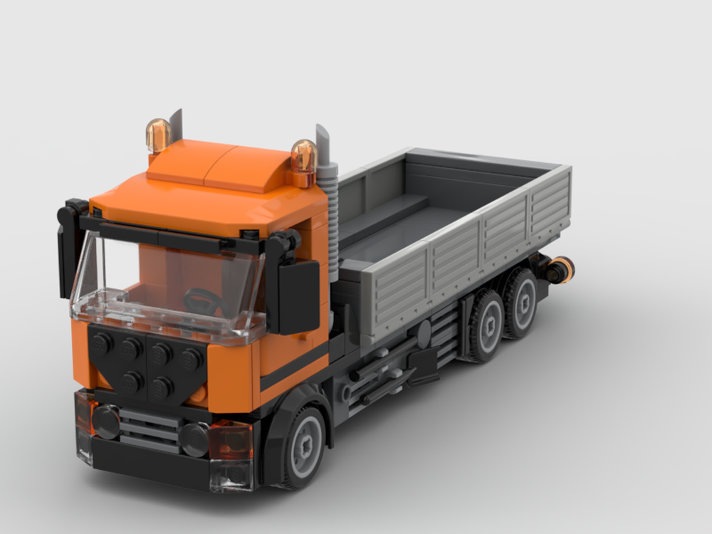 Lego Moc Container Lkw V2 By Mark19817 Rebrickable Build With Lego