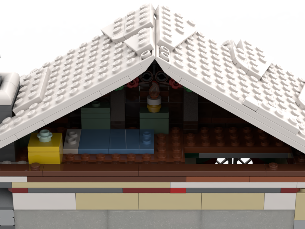 Lego Moc Modular Alpine Lodge Modification Of Set 10325 By Brick