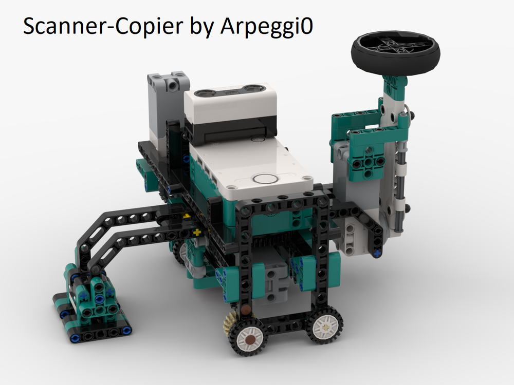 LEGO MOC Scanner-copier by Arpeggi0 | Rebrickable - Build with LEGO