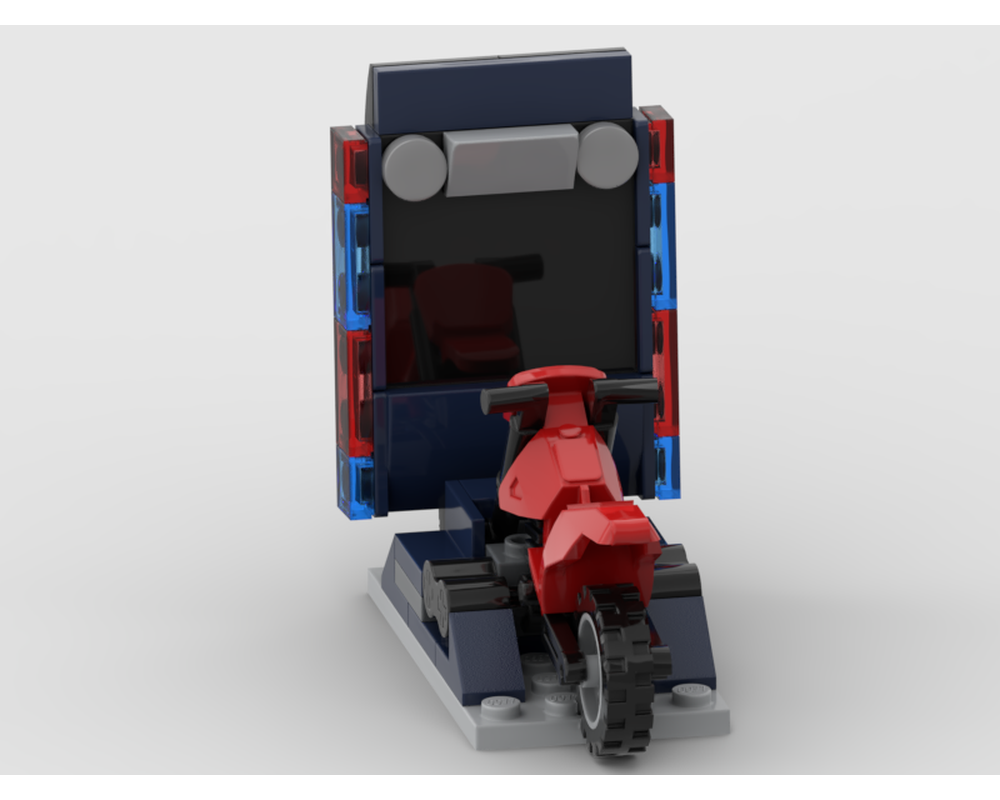 LEGO MOC Dirtbike Arcade Machine by t-nova | Rebrickable - Build with LEGO
