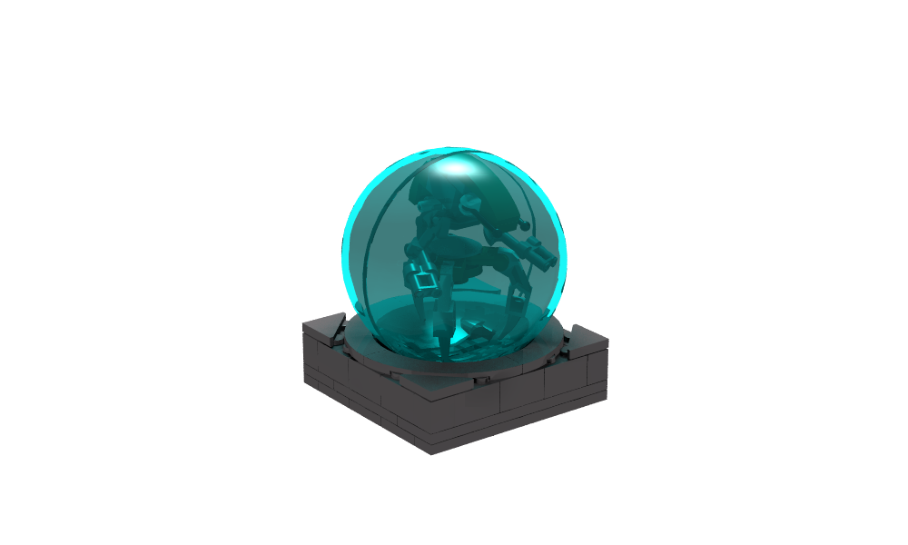 Lego Moc Droideka Dome Diorama By Tiggerljc Rebrickable Build With Lego