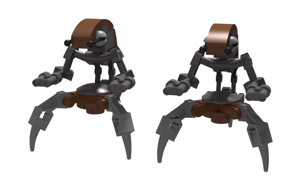 Lego Moc Droideka Dome Diorama By Tiggerljc Rebrickable Build With Lego