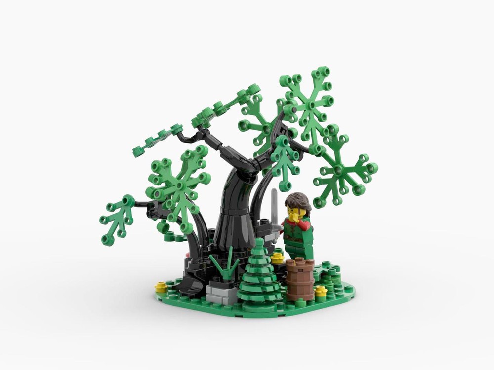 Lego Moc Forestmen Magical Sword By Sansana Rebrickable Build With Lego