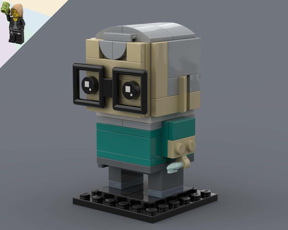 LEGO MOC BrickHeadz of ISTJ personality, Logistician by Eve n Bricks ...