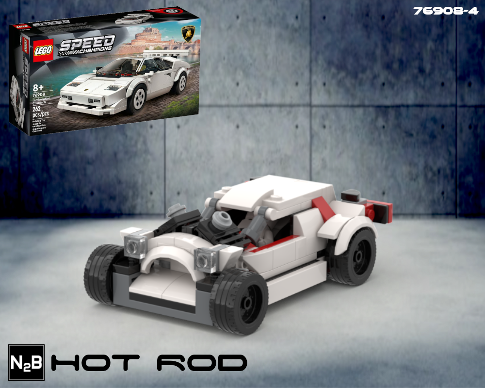 LEGO MOC Hot Rod - Lego 76908 alternate build 4 by n2brick ...