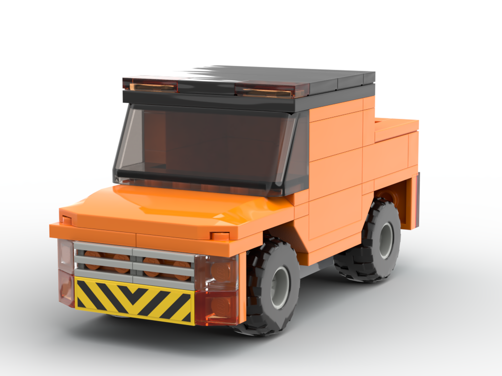 LEGO MOC Construction site pickup by P4tp4t | Rebrickable - Build with LEGO