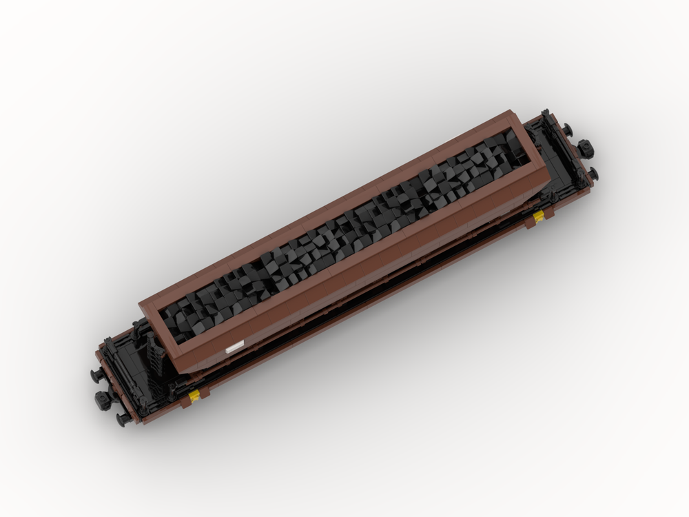 LEGO MOC Bulk Freight Wagon "DB Facs 124" (8w) by copernicus508 | Rebrickable - Build with LEGO