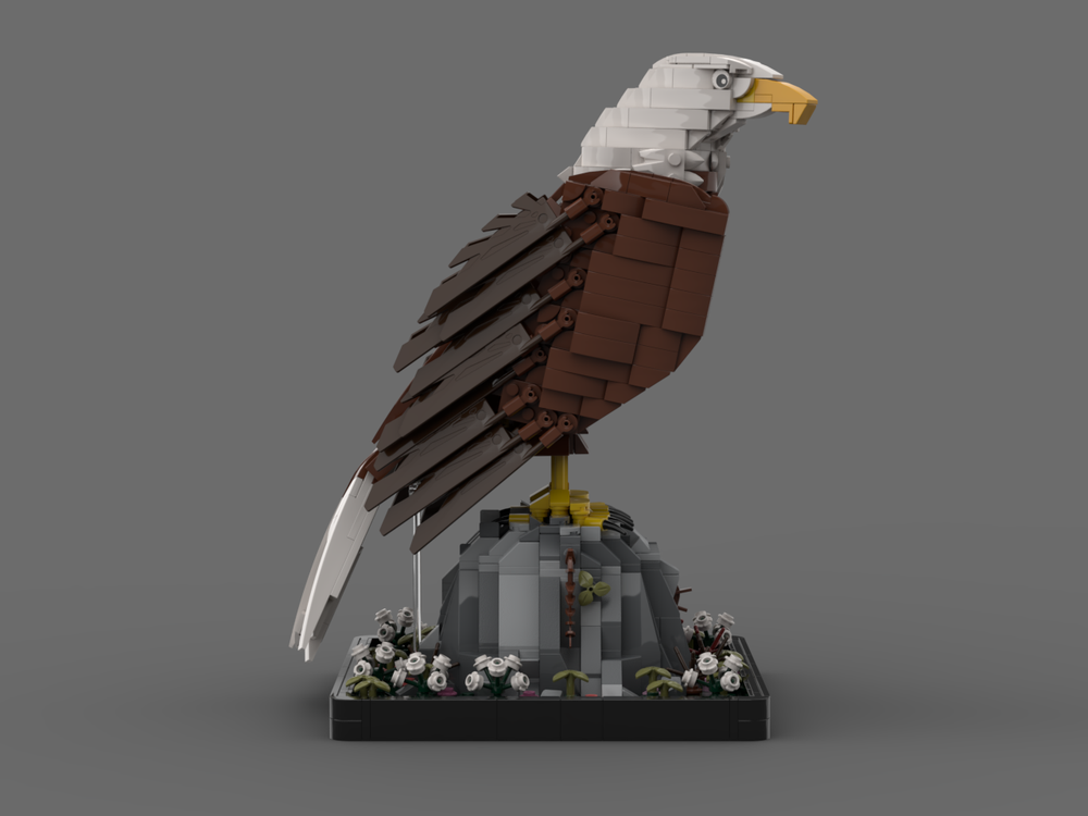 Lego Moc Bald Eagle By Borysf Rebrickable Build With Lego