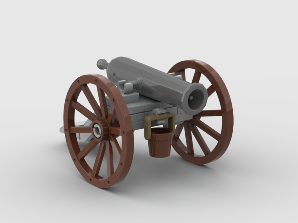LEGO MOC American revolutionary war cannon by flerkken | Rebrickable ...