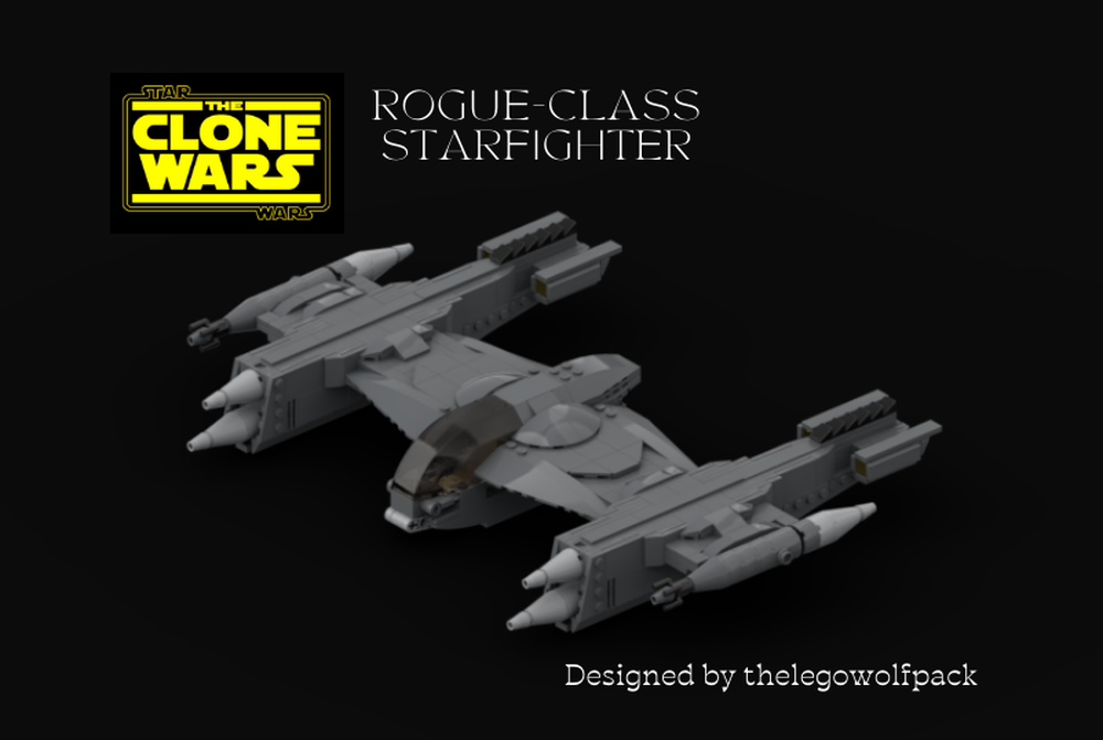 Lego Moc Rogue Class Starfighter V2 By Thelegowolfpack Rebrickable