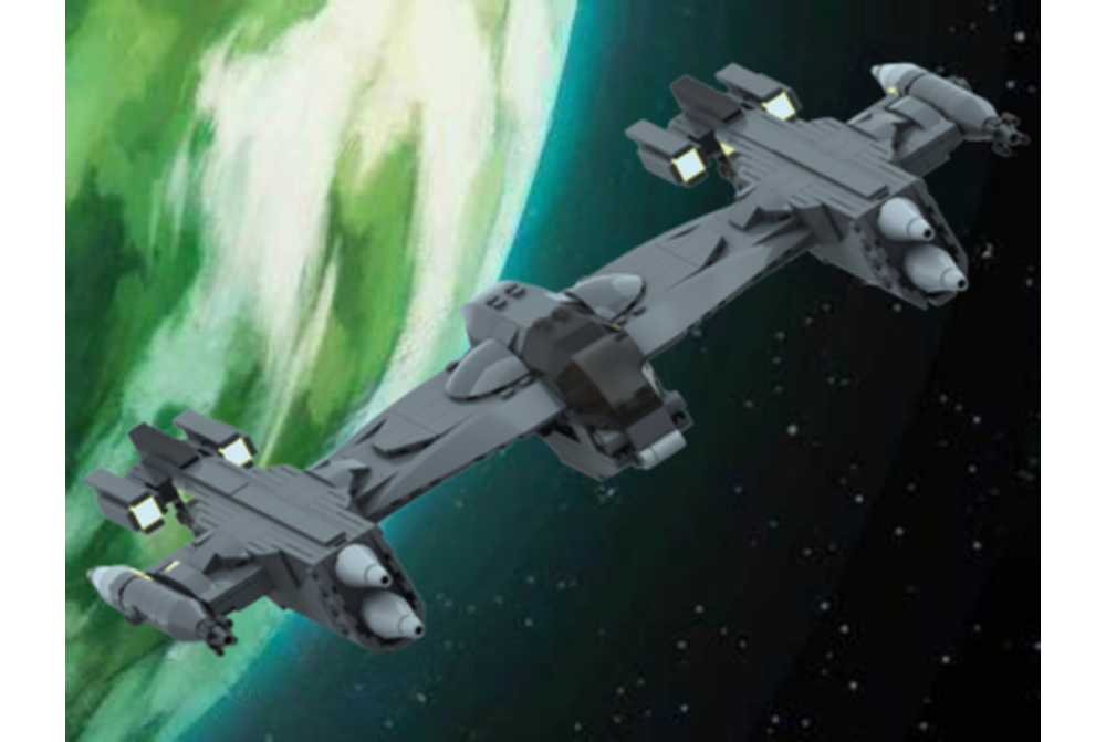 Lego Moc Rogue Class Starfighter V2 By Thelegowolfpack Rebrickable