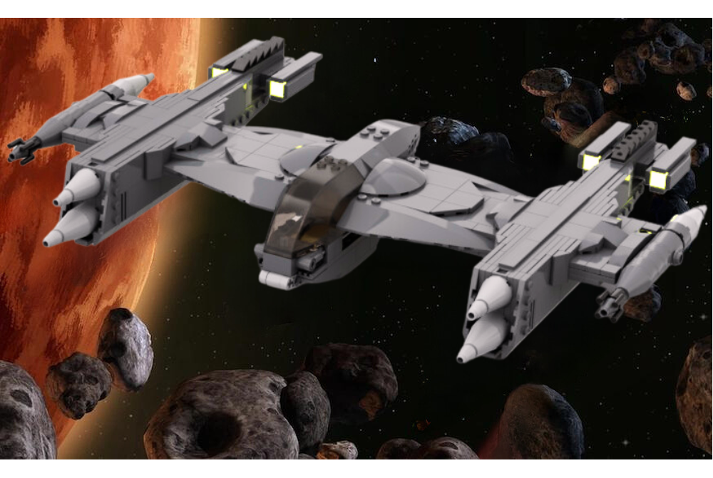 Lego Moc Rogue Class Starfighter V2 By Thelegowolfpack Rebrickable