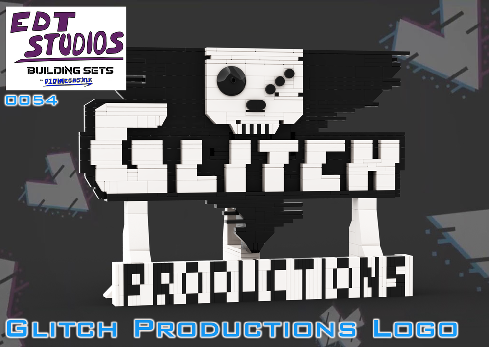 LEGO MOC Glitch Productions Logo by D10MegasXLR | Rebrickable - Build ...