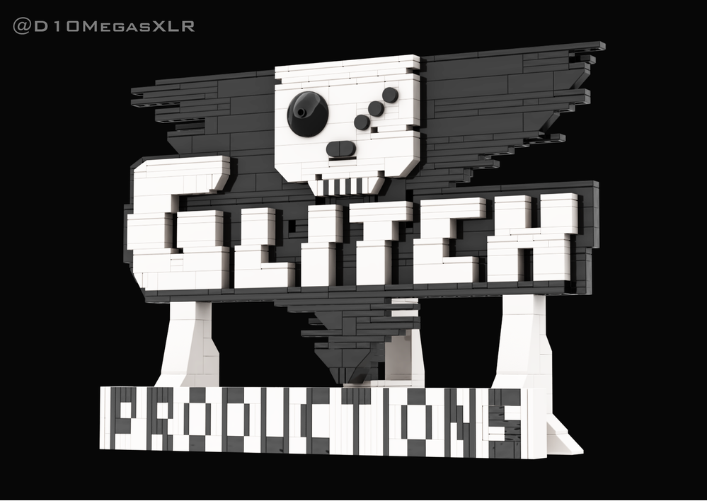 LEGO MOC Glitch Productions Logo by D10MegasXLR | Rebrickable - Build ...