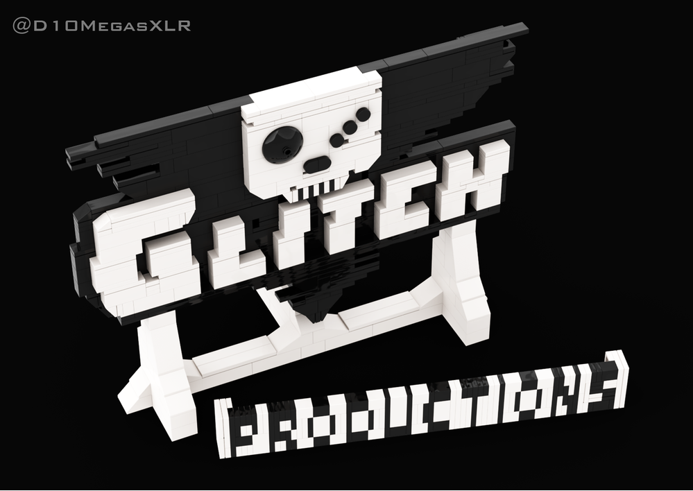 LEGO MOC Glitch Productions Logo by D10MegasXLR | Rebrickable - Build ...