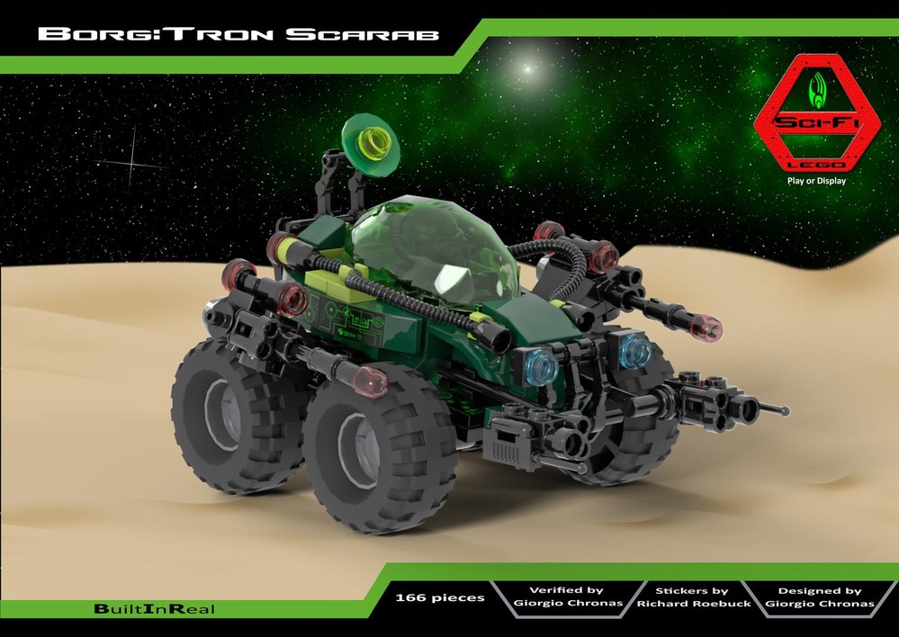 LEGO MOC Borg:Tron Scarab by Legocionado | Rebrickable - Build with LEGO