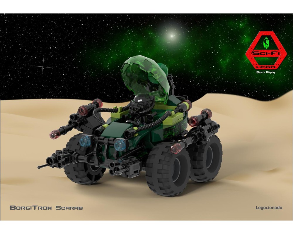 Lego Moc Borgtron Scarab By Legocionado Rebrickable Build With Lego