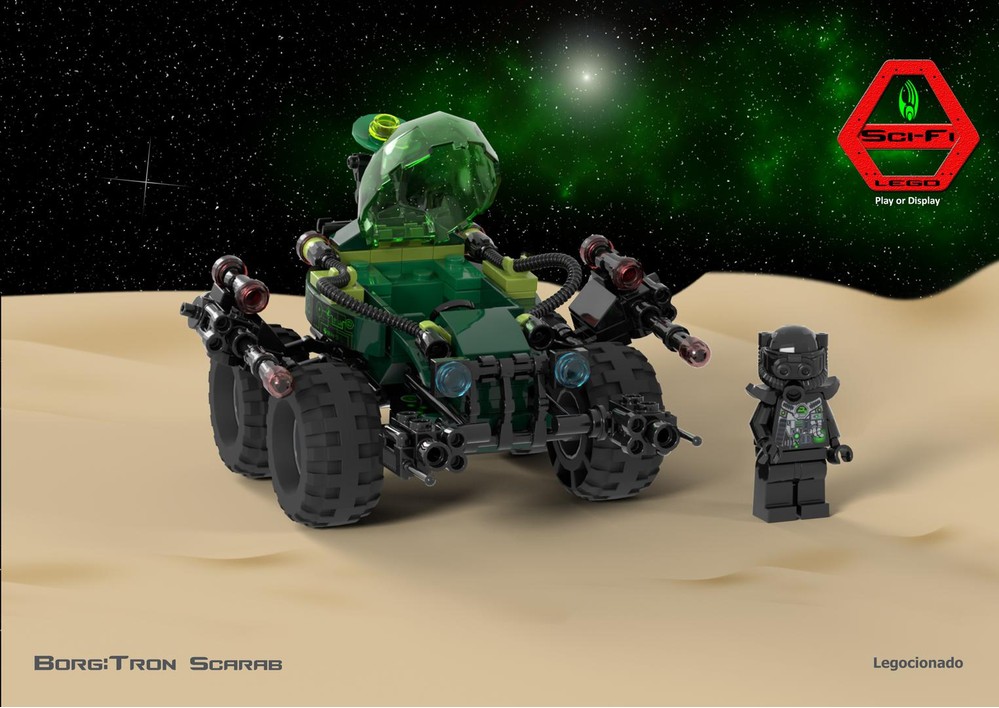 LEGO MOC Borg:Tron Scarab by Legocionado | Rebrickable - Build with LEGO