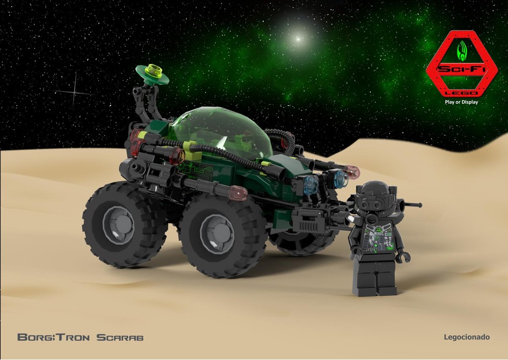 LEGO MOC Borg:Tron Scarab by Legocionado | Rebrickable - Build with LEGO