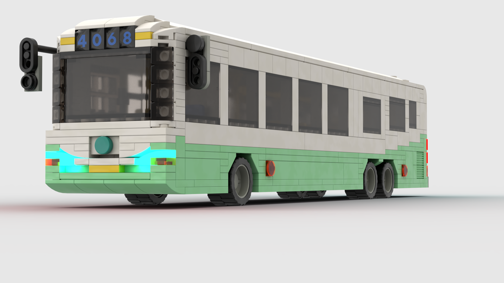 LEGO MOC bus by 蓝呱呱呱呱 | Rebrickable - Build with LEGO