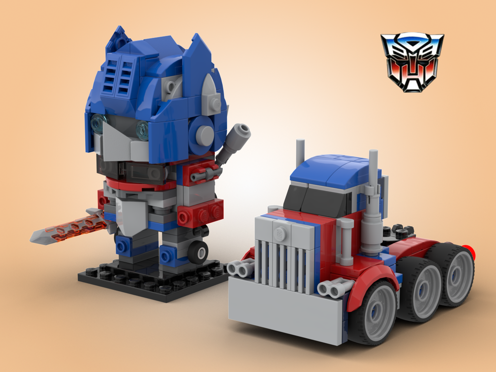 LEGO MOC Optimus Prime + Peterbilt 379 by abracada_brick | Rebrickable ...