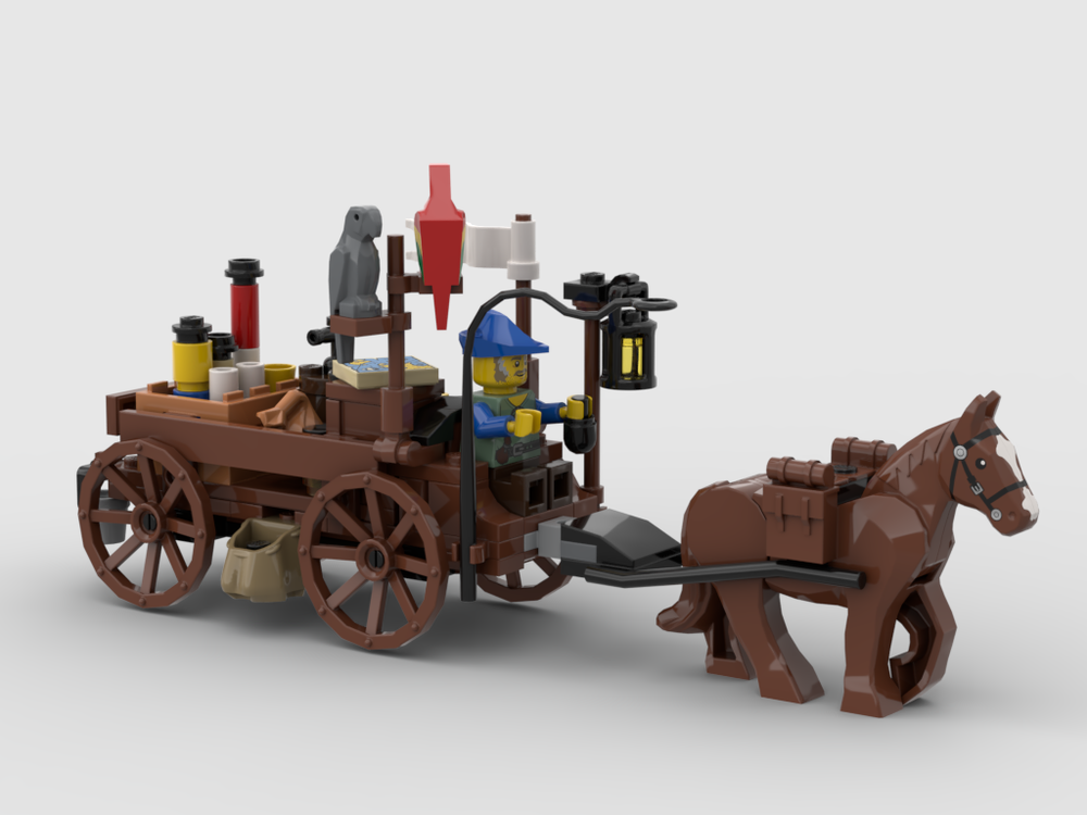 LEGO MOC Medieval traveling merchant by MidiBricks | Rebrickable ...