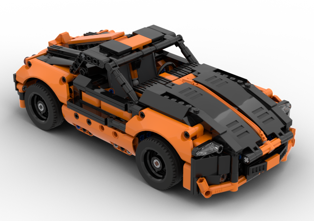 LEGO MOC Z-Type Roadster by Legonid | Rebrickable - Build with LEGO