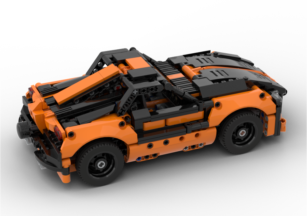 LEGO MOC Z-Type Roadster by Legonid | Rebrickable - Build with LEGO