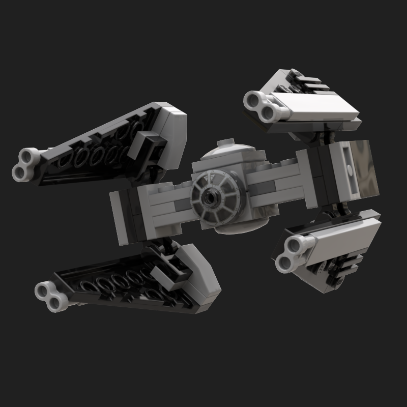 LEGO MOC Micro TIE Interceptor by Oshawhat45 | Rebrickable - Build with ...