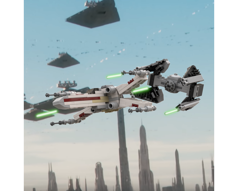 LEGO MOC Micro TIE Interceptor by Oshawhat45 | Rebrickable - Build with ...