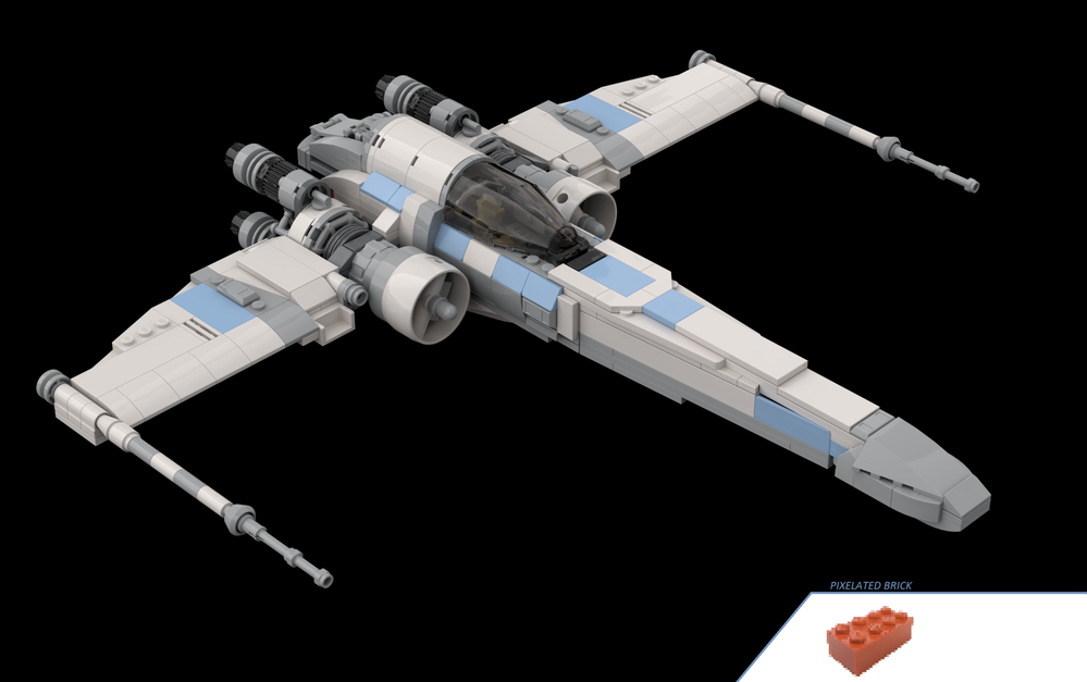 LEGO MOC Z-95 Headhunter starfighter MOC by Pixelated Brick ...