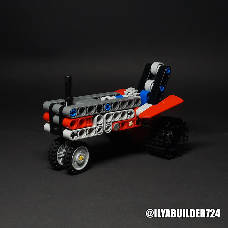LEGO MOC 42148 Tractor by ilyabuilder724 | Rebrickable - Build with LEGO