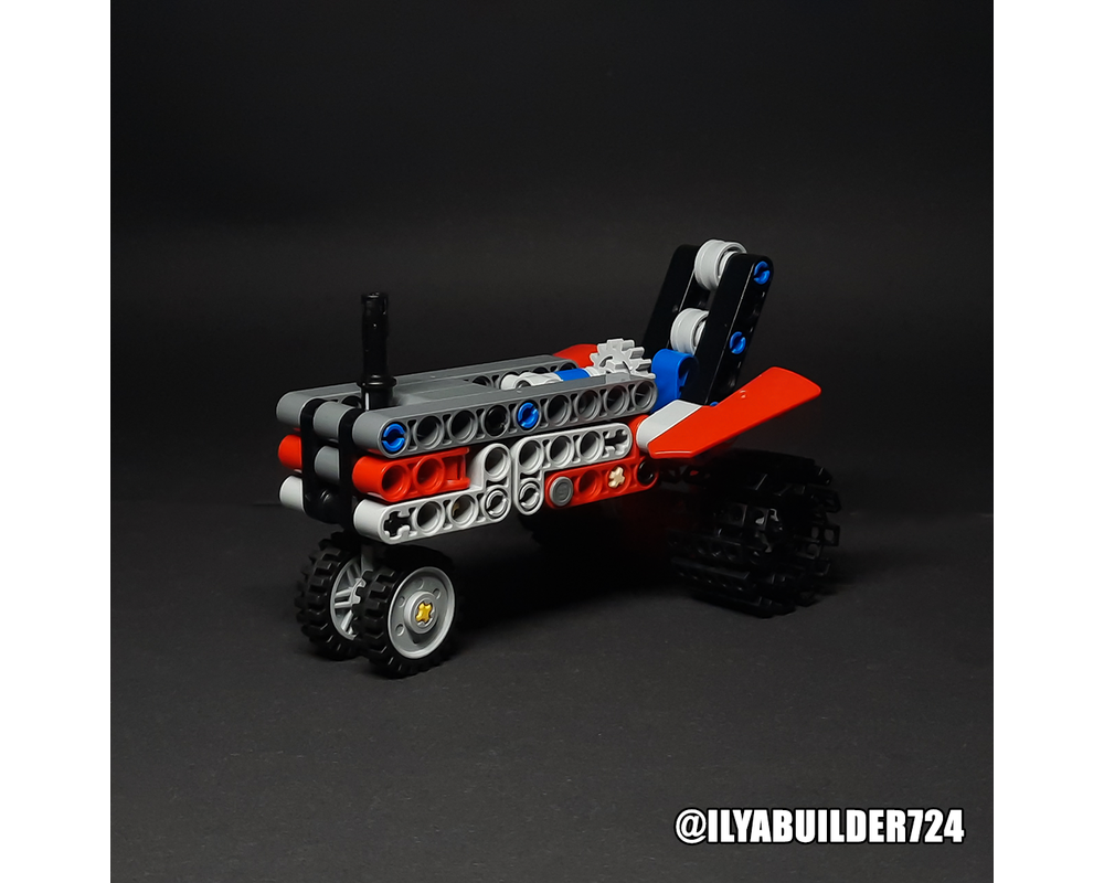 LEGO MOC 42148 Tractor by ilyabuilder724 | Rebrickable - Build with LEGO