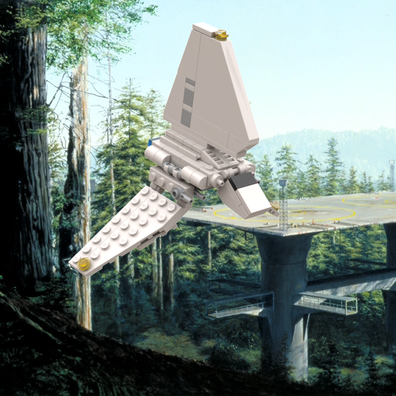 LEGO MOC Micro Imperial Shuttle by Oshawhat45 | Rebrickable - Build ...
