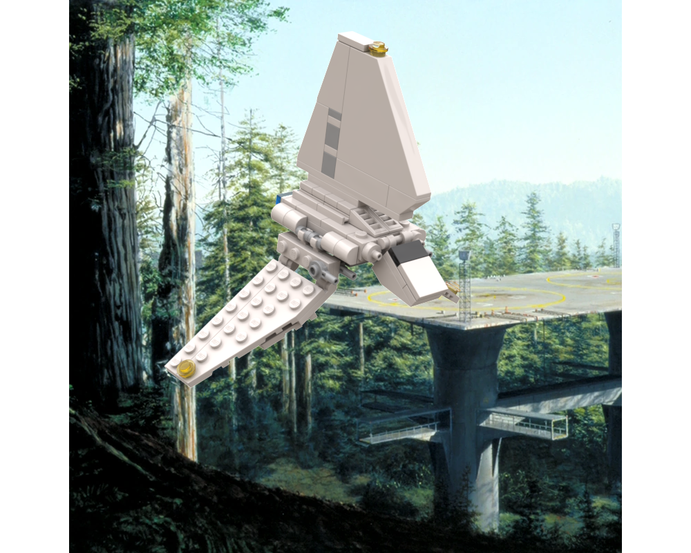 LEGO MOC Micro Imperial Shuttle by Oshawhat45 | Rebrickable - Build ...