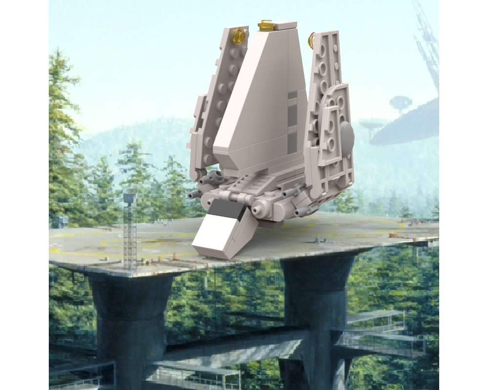 LEGO MOC Micro Imperial Shuttle by Oshawhat45 | Rebrickable - Build ...
