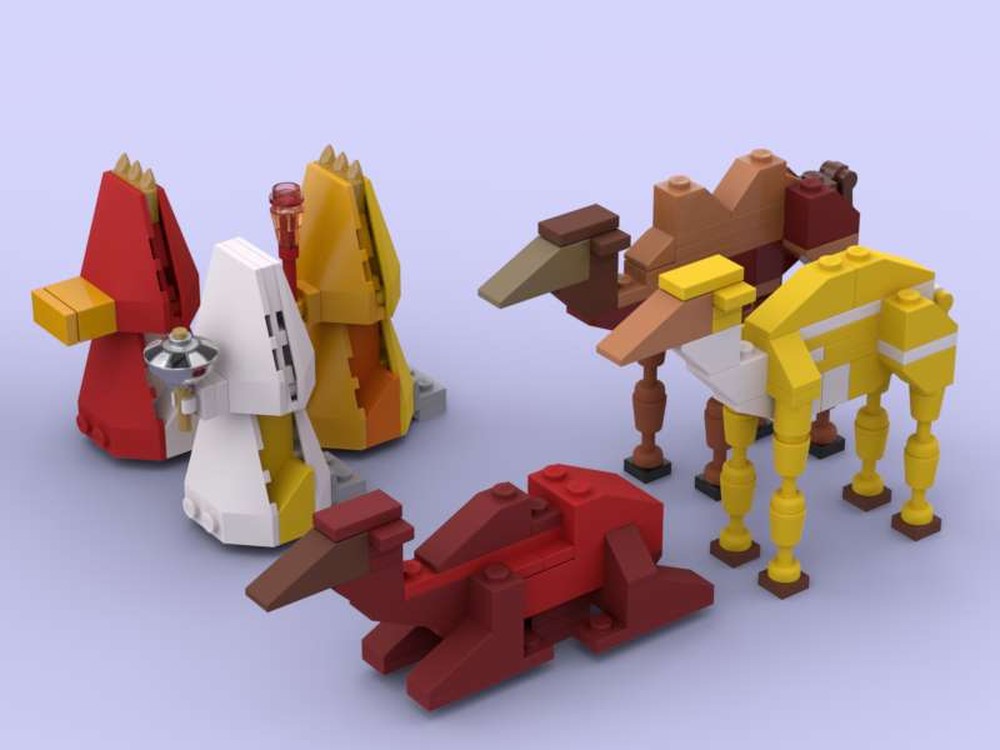 Lego Moc Unique Abstract Lego 17 Piece Nativity Set By Gaudy