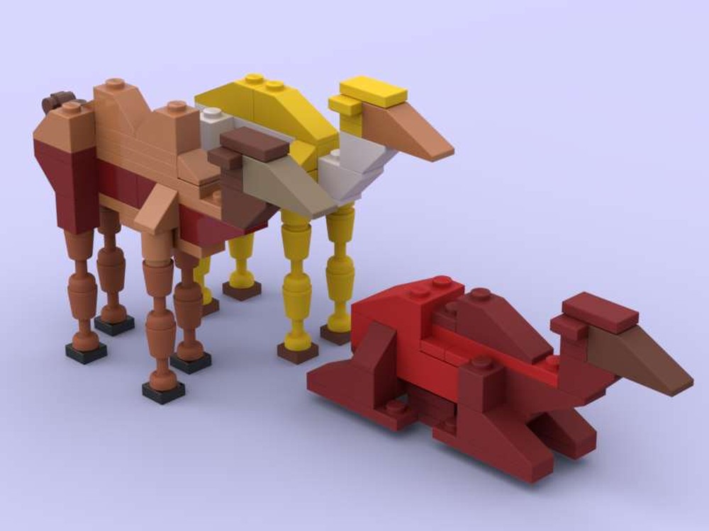 Lego Moc Unique Abstract Lego 17 Piece Nativity Set By Gaudy