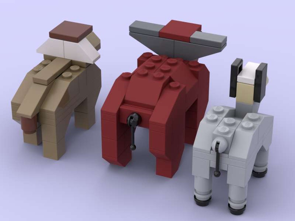Lego Moc Unique Abstract Lego 17 Piece Nativity Set By Gaudy