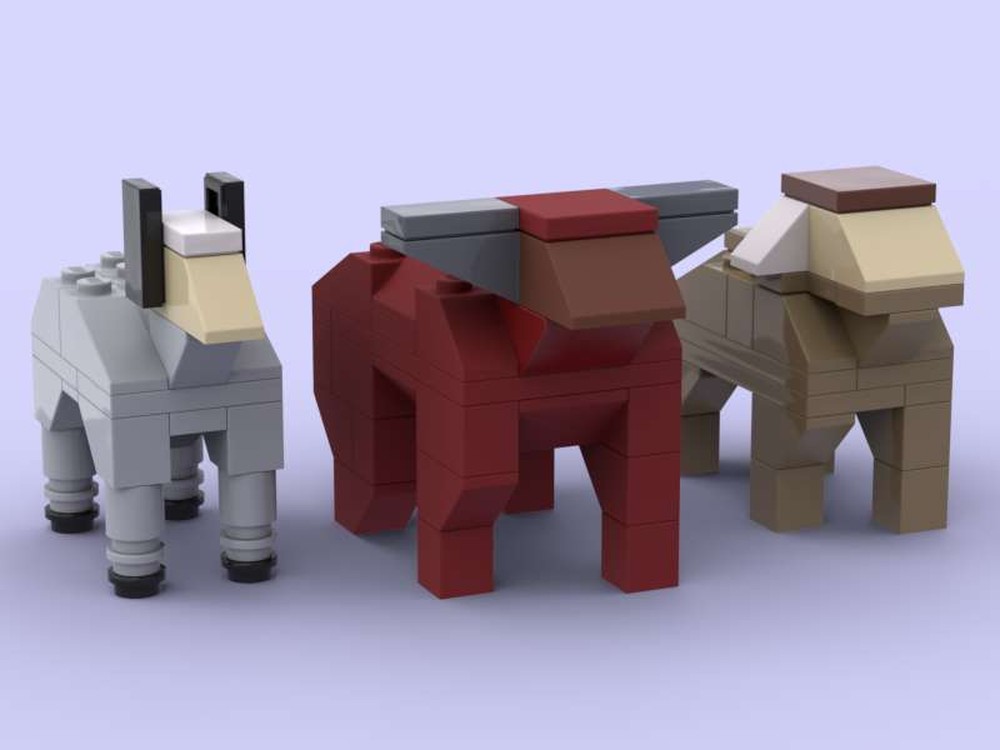 Lego Moc Unique Abstract Lego 17 Piece Nativity Set By Gaudy