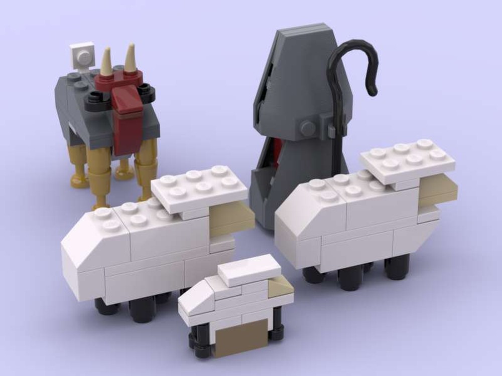 Lego Moc Unique Abstract Lego 17 Piece Nativity Set By Gaudy