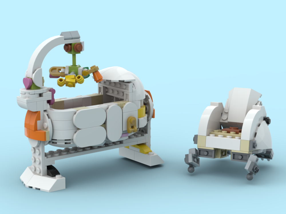 LEGO MOC 31133 Swing Crib & Armchair by zengogobrick | Rebrickable ...