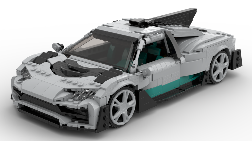 LEGO MOC Benz AMG Project One by Arisa | Rebrickable - Build with LEGO