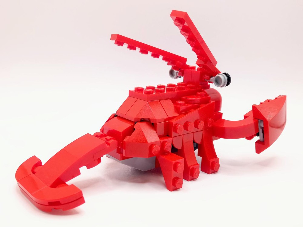 Lego Moc 40517 Lobster By Dafeld Rebrickable Build With Lego