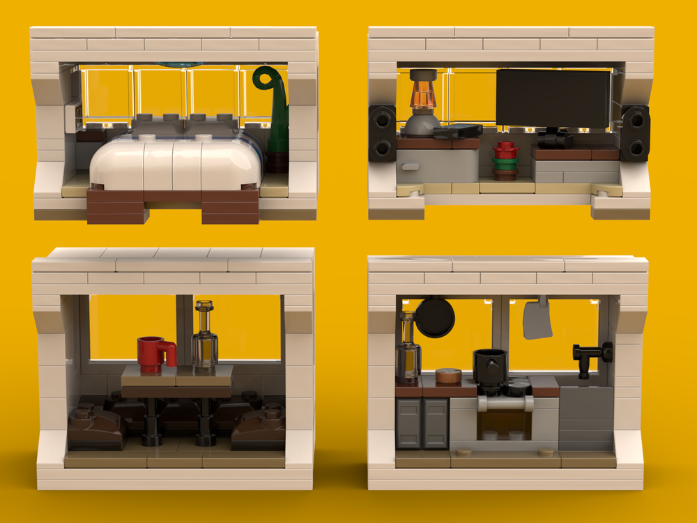 Lego Moc Luxury Motorhome With Slide Outs Minifig Scale By Ulix