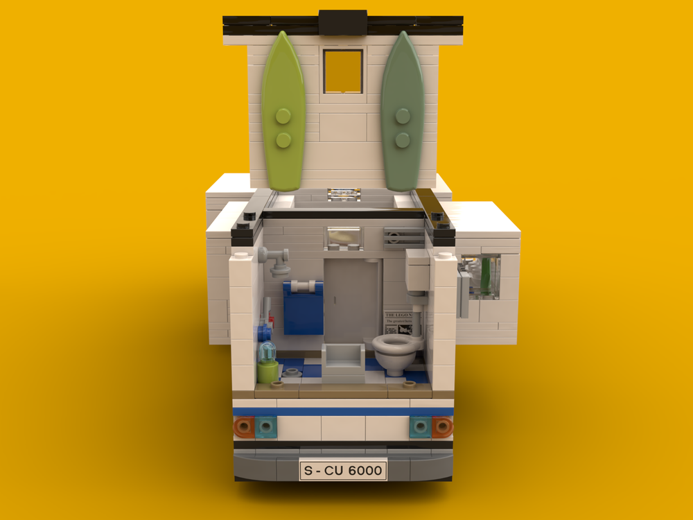 Lego Moc Luxury Motorhome With Slide Outs Minifig Scale By Ulix