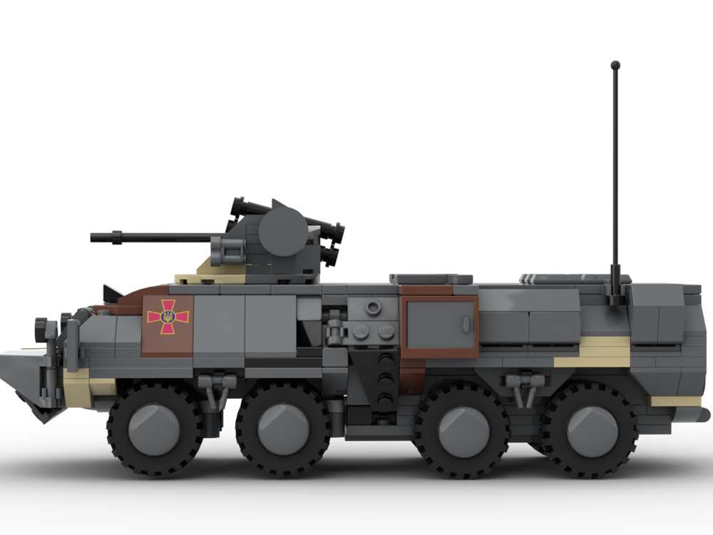 Lego Moc Ukrainian Btr 3 Armored Personnel Carrier By Gunsofbrickston